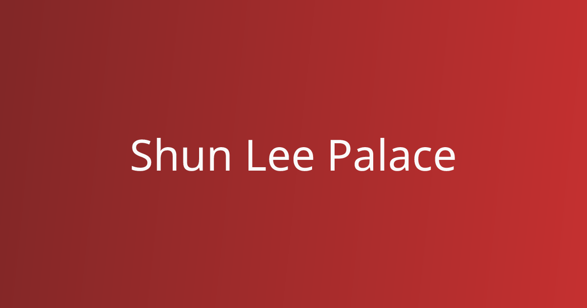 Best Chinese in Charlotte, NC | Shun Lee Palace | Menu